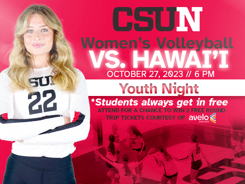 CSUN Womens Volleyball vs Hawai'i